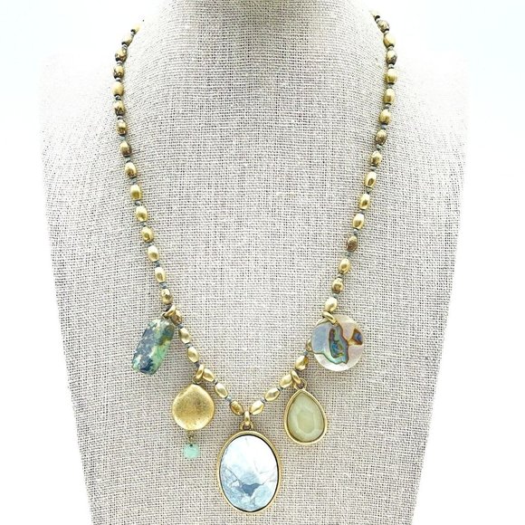 Kenneth Cole | Jewelry | Kenneth Cole Signed Stone Dangle Station ...